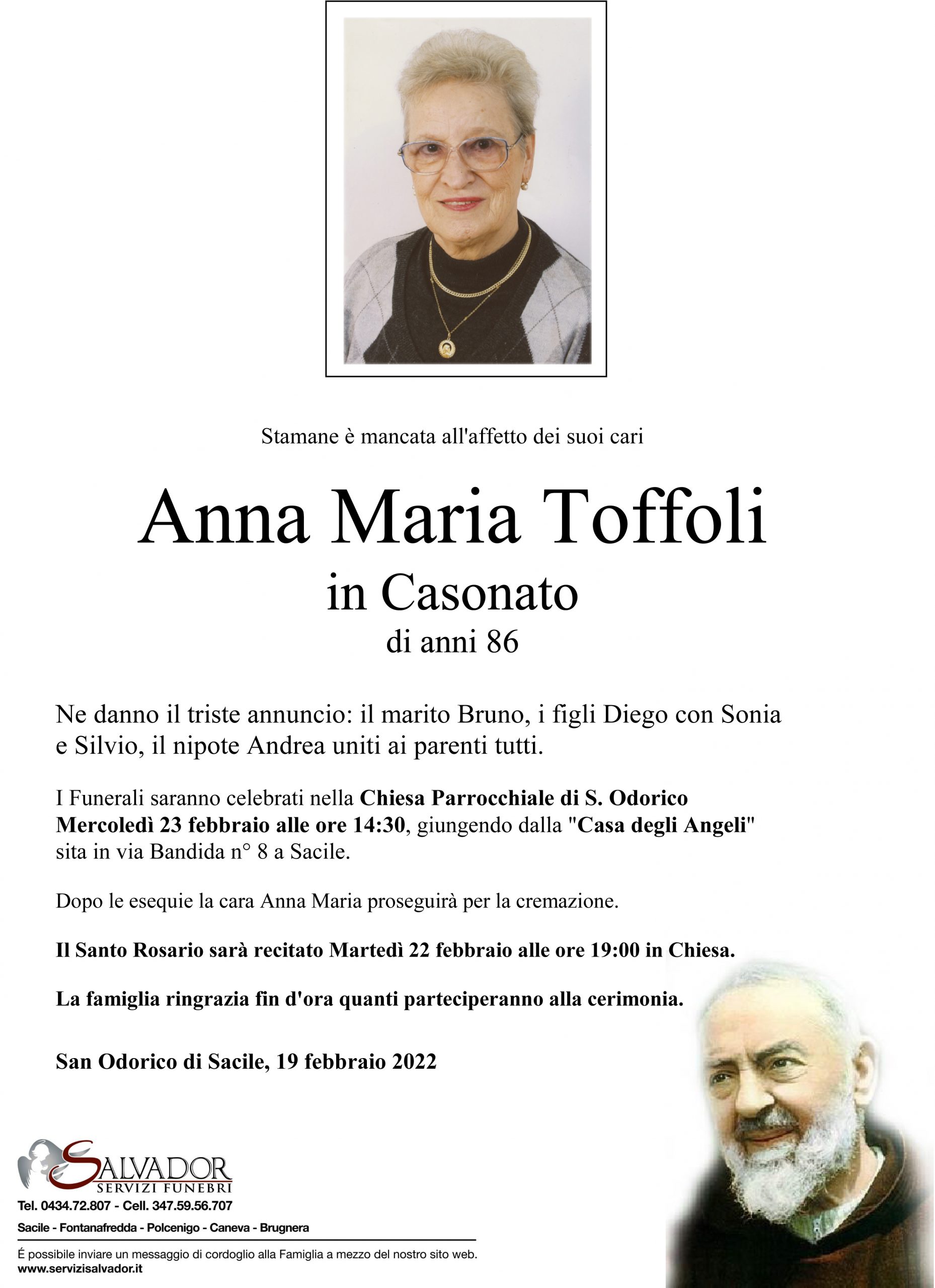 Toffoli Anna Maria - Salvador