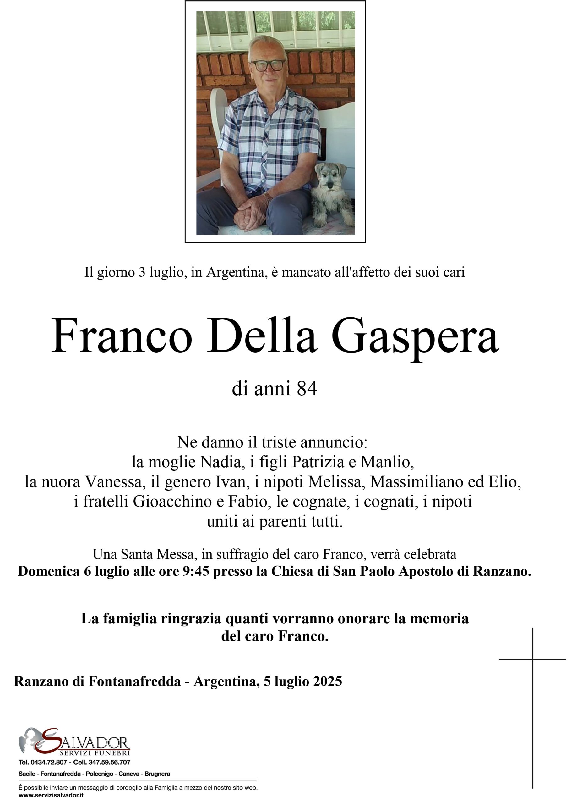 Franco Della Gaspera - Salvador